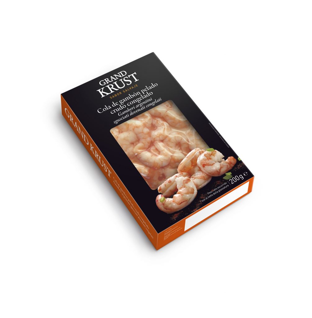 Grand Krust Argentine peeled and deveined skin pack - KrustaGroup